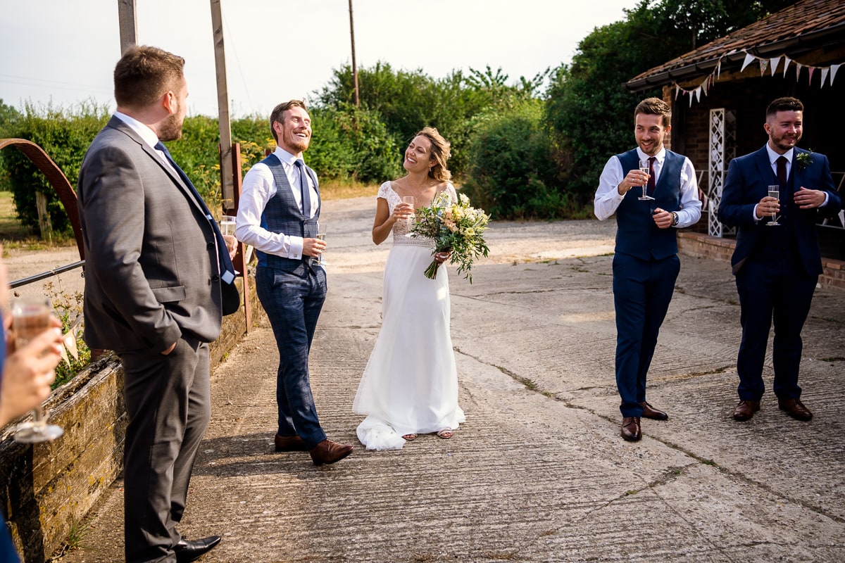 Beautiful Small and Initmate Wedding - Glebe Farm Barn
